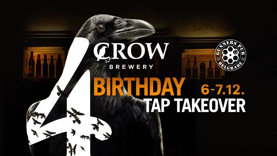 Crow Brewery Birthday Tap Takeover - Gunners Pub